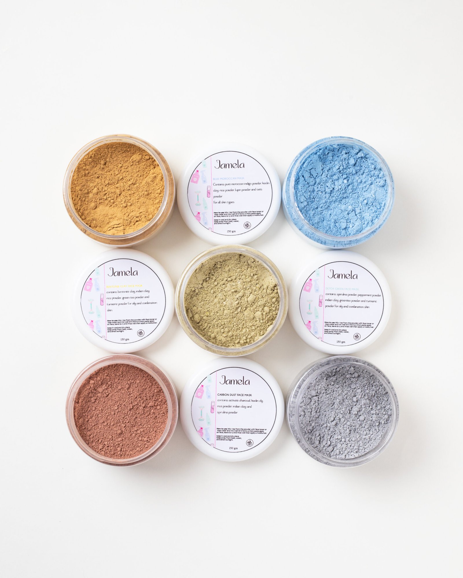 Blue Moroccan mask – Jamela